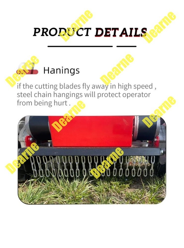 Automatic Lawn Mower Remote Control Field Grass Cutter Weeding Machine ...