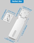 MeBantoo Door Hasp Lock Latch, 5 Inch Barn Door Lock Latches, 304 ...