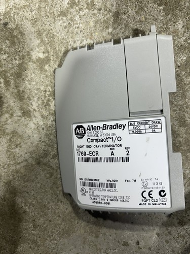 Allen Bradley 1769-ECR Ser. A CompactLogix Compact I/O Right End Cap ...