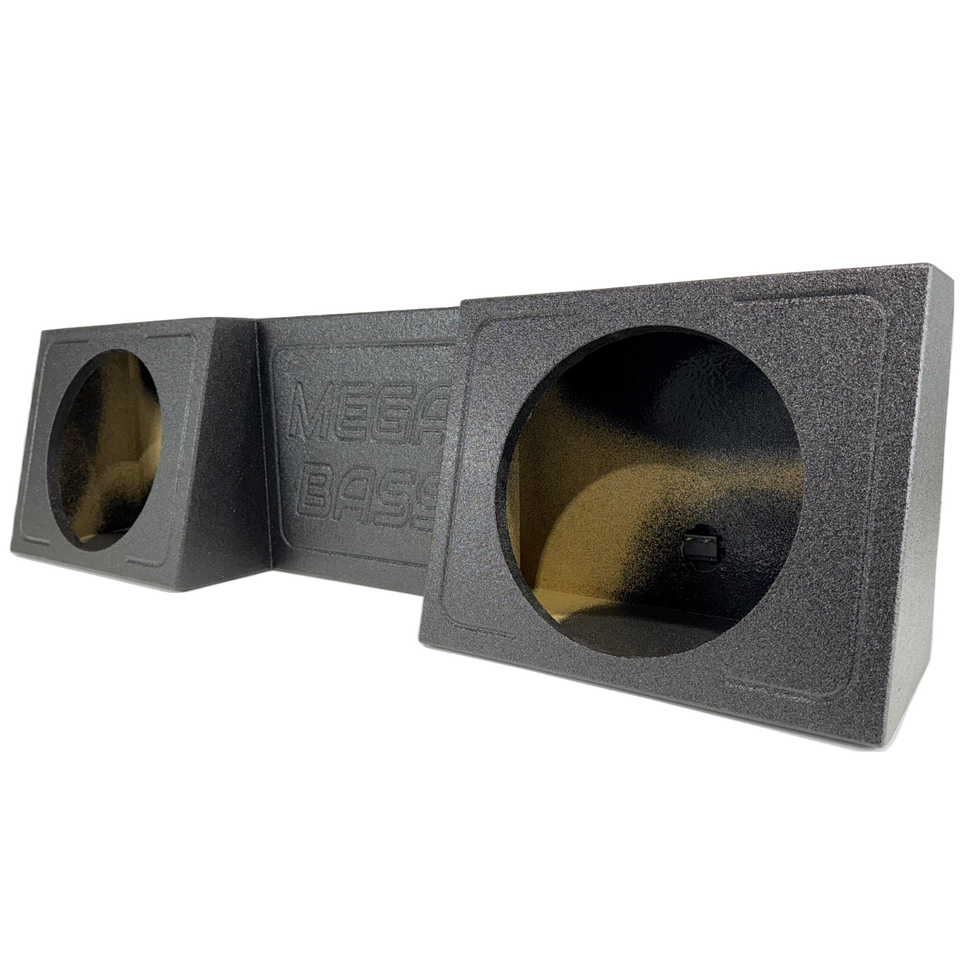 Regular Cab / Single Cab 12" Dual Sub Box Subwoofer Enclosure Gm Ford ...