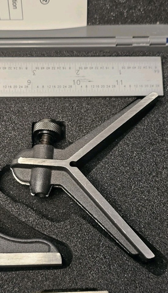 iGaging 12" High Precision Combination Square 4 Piece 1/64th Graduated ...