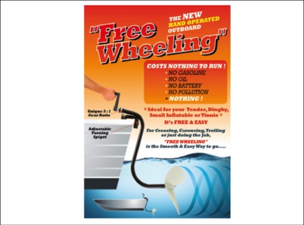 Free wheeling Hand Outboard Manual Operated Boat Outboard | eBay UK