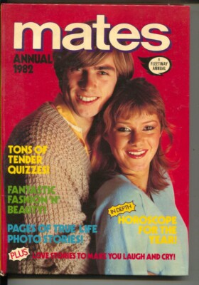 Mates Annual 1982-British hardback comic book-romance-games-comics-FN ...