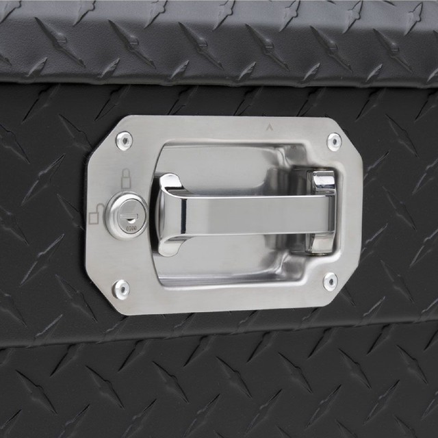 Truck Bed Rail-To-Rail Tool Box-Low Profile Series Single Lid Crossover ...