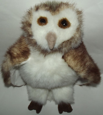 FOLKMANIS BARN OWL HAND PUPPET - FULL BODY STUFFED PLUSH 12" | eBay