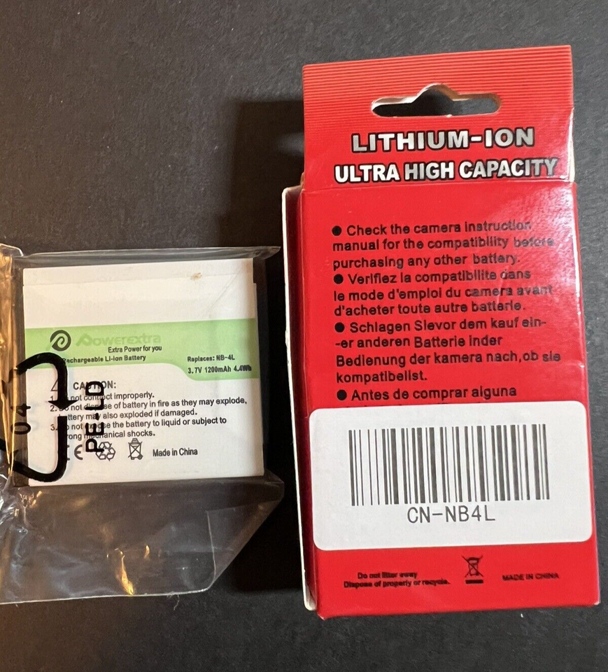 NB-4L NB4L Battery for Canon PowerShot TX1 SD40 SD30 SD200 SD300 | eBay