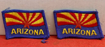 Arizona State Flag Patches Pair | eBay