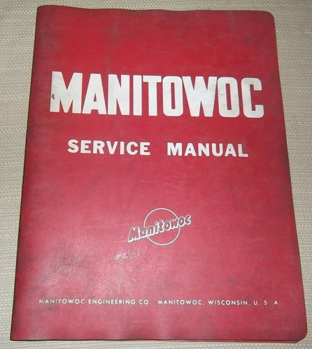 MANITOWOC 3500 CRANE SERVICE SHOP Réparation Atelier Manuel | eBay