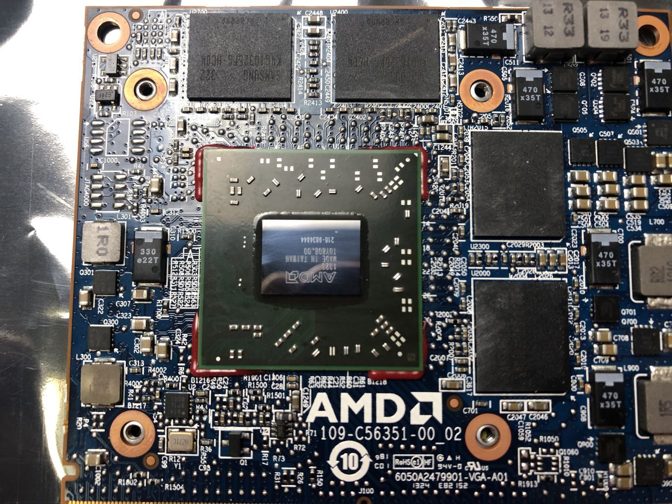 HP 8770w Laptop 17.3" AMD M4000 GPU Graphics Video Card 109-C56351-00 ...