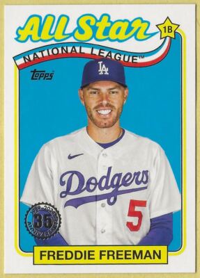 2024 Topps Freddie Freeman 1989 35th Anniversary All-Stars Dodgers ...