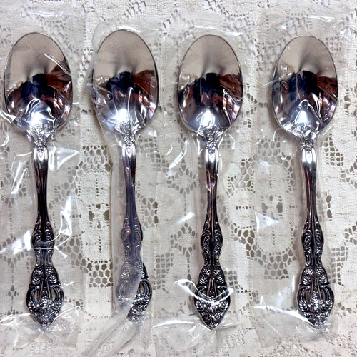 Oneida Michelangelo Oval Soup Spoons 6 5/8" 18/10 Stainless Ultra ...