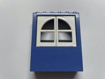 Lego 1 x blue Window 2 x 6 x 6 FreeStyle w/ 2 white Panes 4139 4132 ...