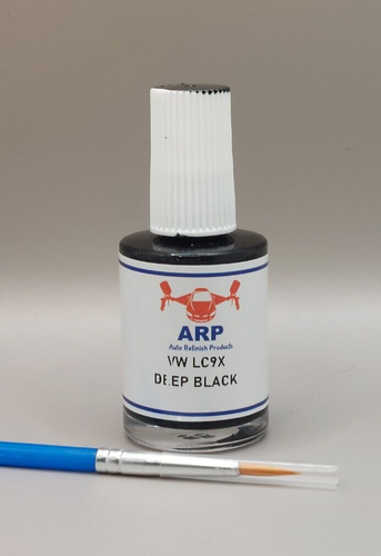 For VW Code LC9X DEEP BLACK Car Touch up Paint + Fine Tipped Brush | eBay