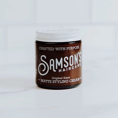 Samson's Haircare Matte Styling Cream 4 oz | eBay