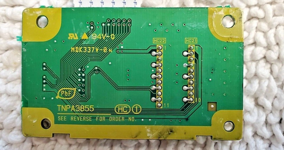 PANASONIC TH-58PX600U HC BOARD TNPA 3855 | eBay