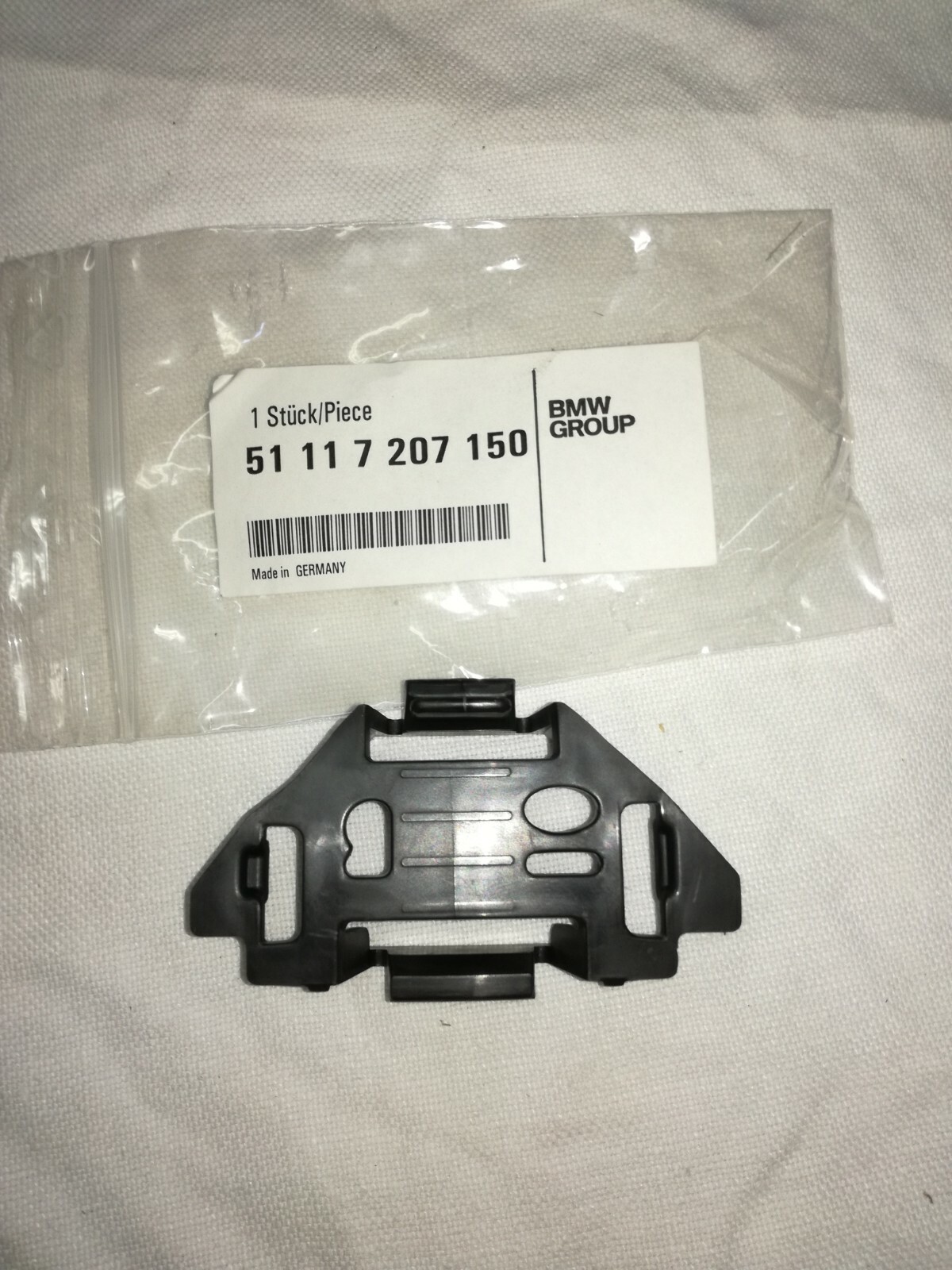 51117207150 Chiusura cieca destra, paraurti anteriore -ORIGINALE- BMW 5 ...