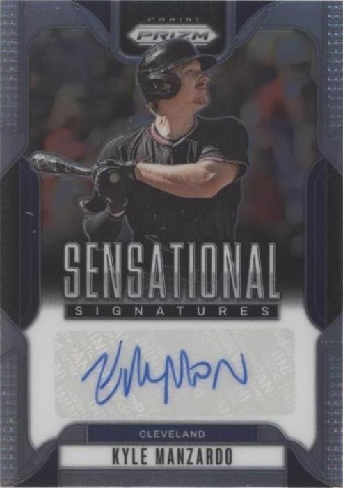 2025 Panini Prizm - Sensational Signatures Kyle Manzardo, Kyle Manzardo ...