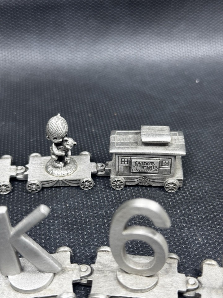 23 Piece Lot - Vintage Fort Little Gallery Hallmark Pewter Train Set ...