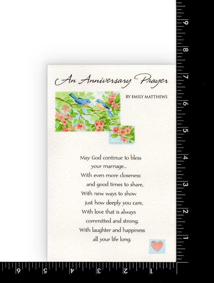 Emily Matthews AN ANNIVERSARY PRAYER Card, God Bless - Moments of ...