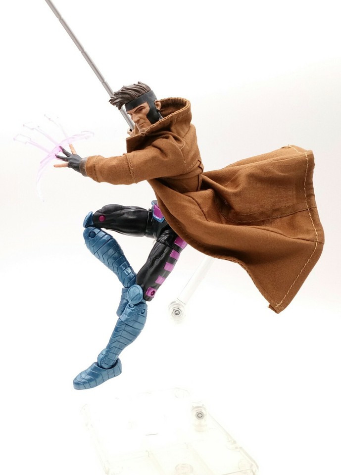 Marvel Legends X-MEN Gambit Dedicated Wire Long Brown Coat | eBay