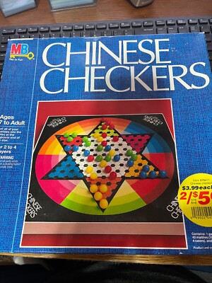 Vintage 1982 Milton Bradley Chinese Checkers - complete! | eBay