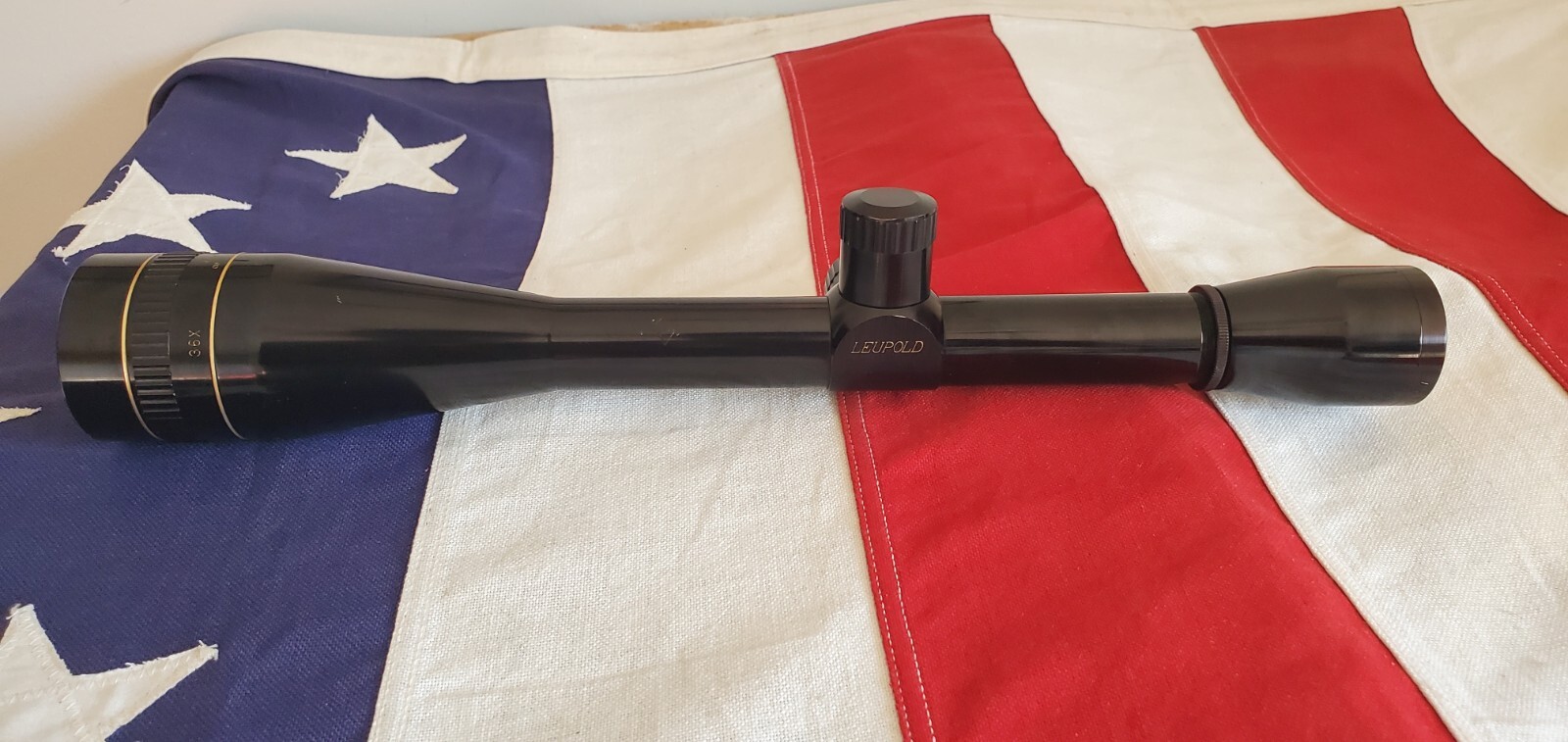 Leupold 36x Fixed Power Rifle Scope Black Gloss Duplex Reticle Vintage ...