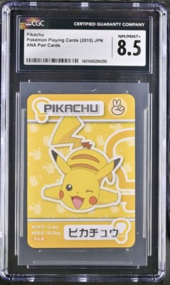 Pokémon 2015 Pikachu Ana Pair Card CGC 8.5 POP3! | eBay