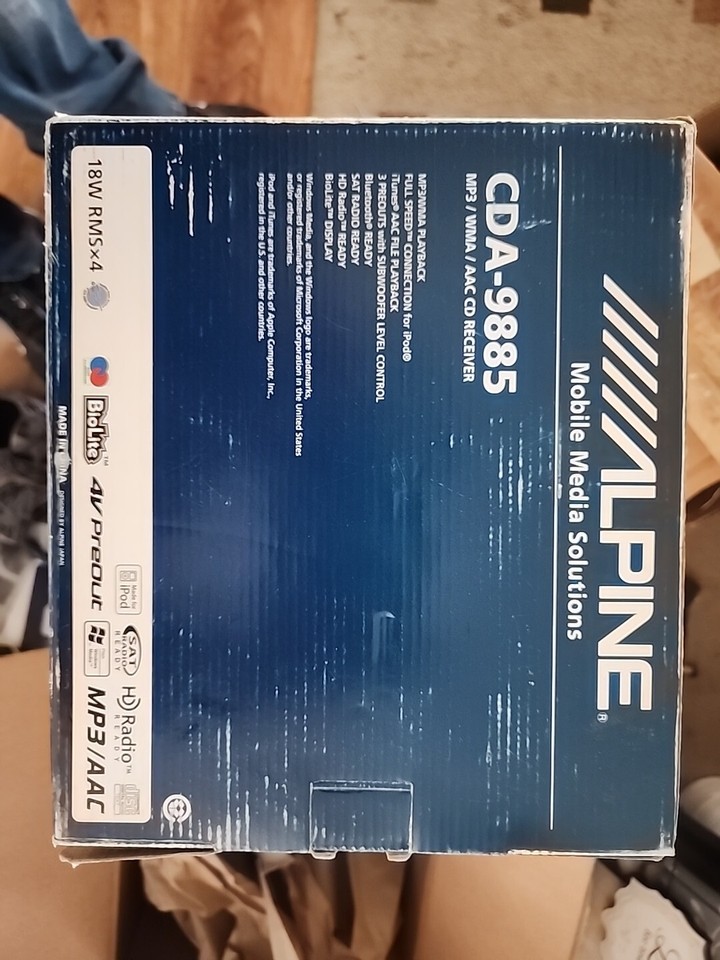 Ultra Rare New In Box Alpine CDA-9885 | eBay
