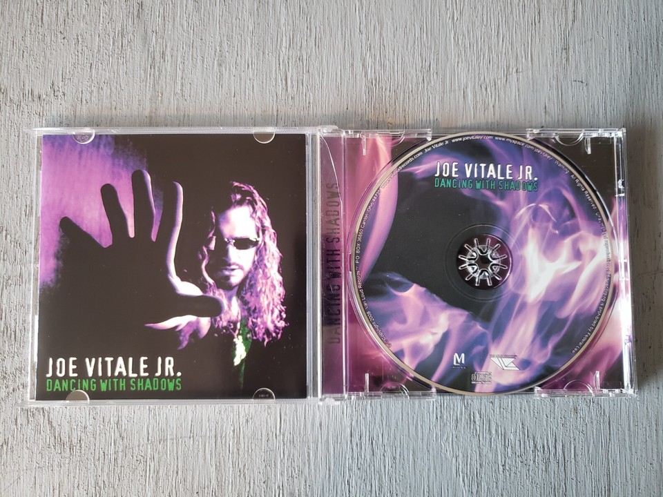 JOE VITALE JR Dancing With Shadows AUOTGRAPH 2008 Rock CD Used | eBay