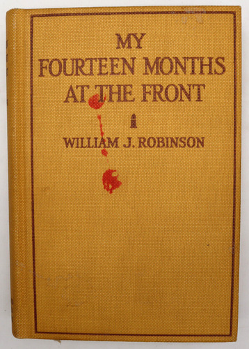 1916 World War I US Soldier Military Autobiography Hardcover Illust 1st ...