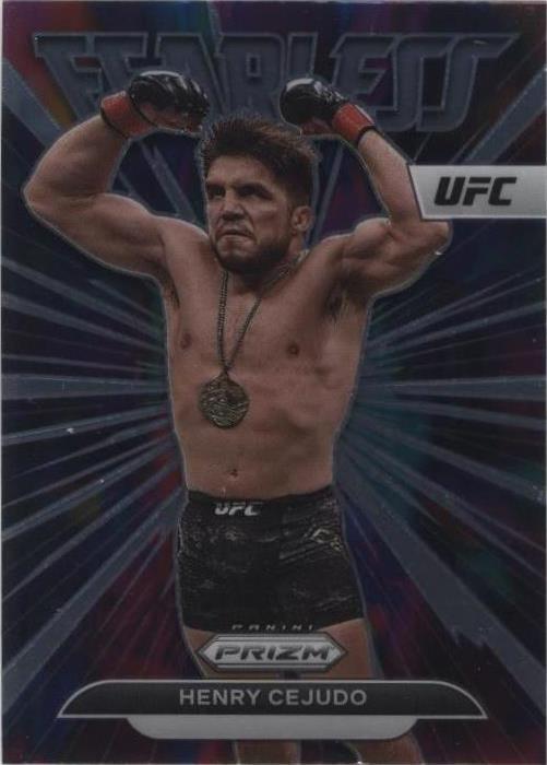 2023 Panini Prizm UFC - Fearless Henry Cejudo #24 for sale online | eBay