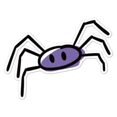 Cartoon Spider, Vinyl Decal Sticker, Indoor Outdoor, 3 Sizes, #8159 | eBay