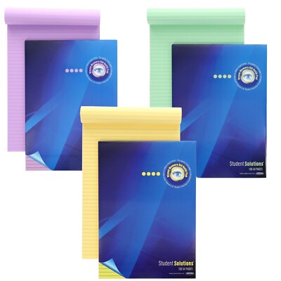 Visual Memory Aid A4 Colour 100 Page Paper Notepad Refill Memo Lined ...