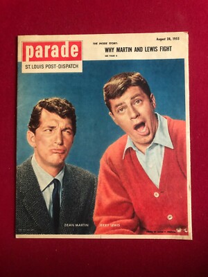 1955, Dean Martin / Jerry Lewis "Parade" Magazine (Scarce / Vintage) | eBay