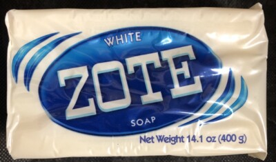 WHITE ZOTE SOAP 400 g/ 14.1 Oz 1-BAR For Laundry Soap Washing Clothes ...