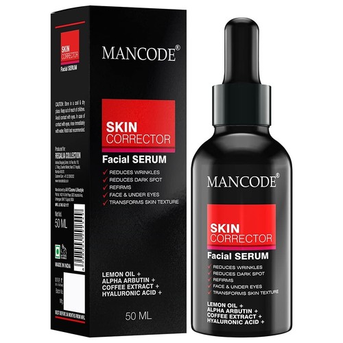 Mancode Peau Correct Sérum Visage pour Hommes & Incandescent Peau 50 ML | eBay