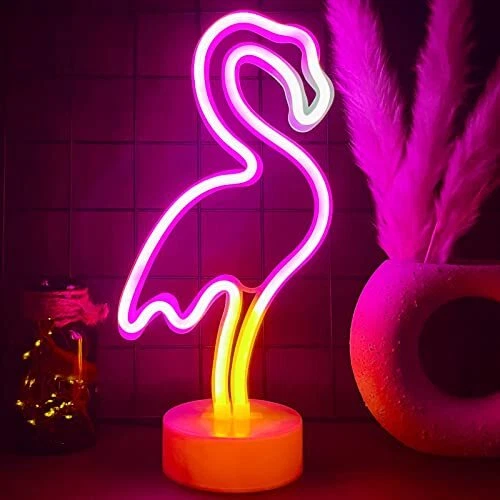 Pink Flamingo Neon Sign