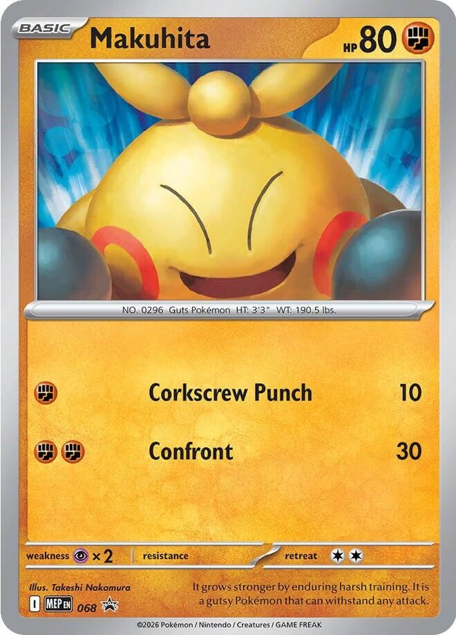 Makuhita 068 Me: Mega Evolution Promo for sale | eBay