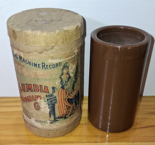 COLUMBIA 2M BROWN WAX CYLINDER RECORD #31611 REUBEN & CYNTHIA - MORGAN ...