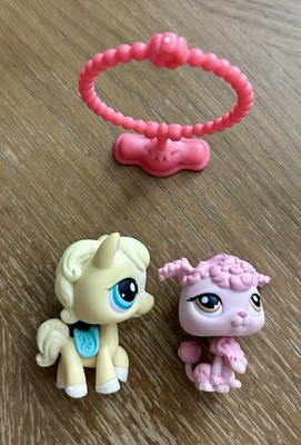 Littlest Pet Shop LPS Talent Show Pets #402 Poodle Dog #403 Horse | eBay