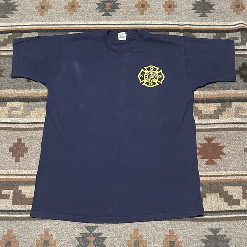 Vintage New Orleans Fire Department T-Shirt Men’s XL Blue 90s NOFD ...