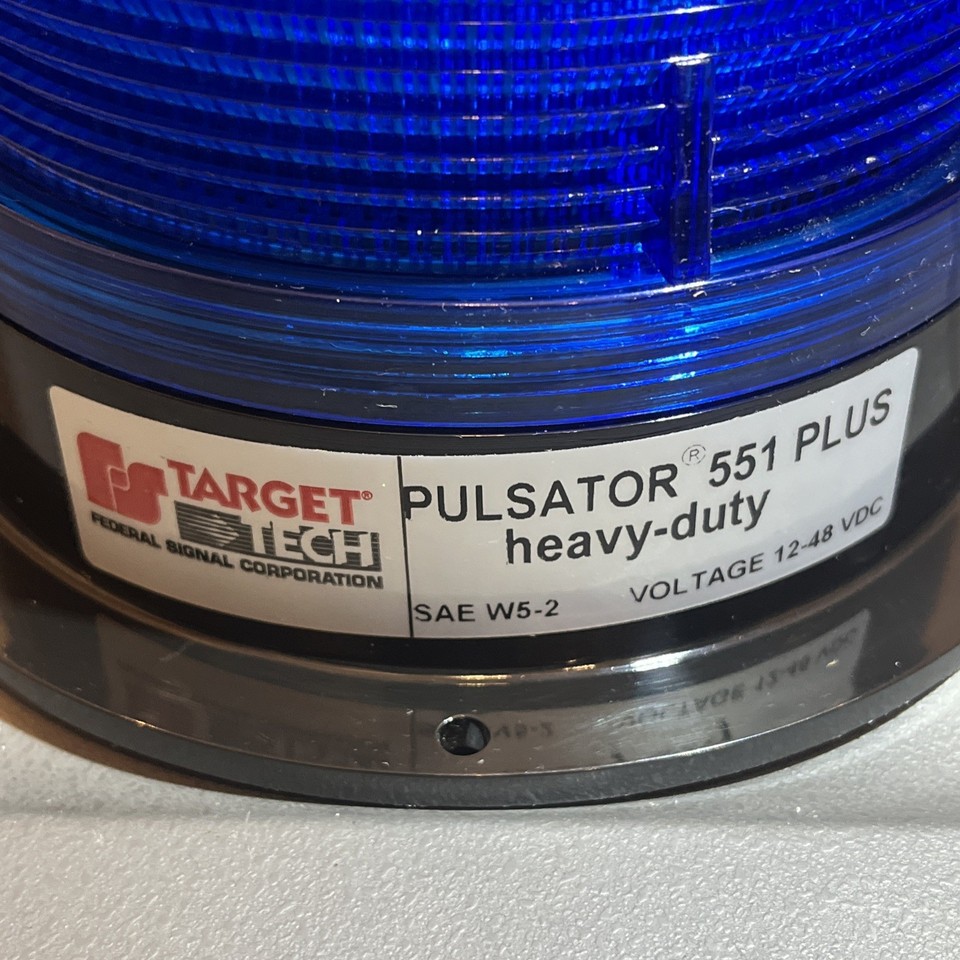 Target Tech Pulsator 551 Plus Heavy Duty - Blue - Federal Signal Corporation | eBay UK