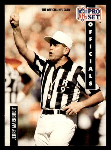 1991 Pro Set #364 Jerry Markbreit - EX-EXMT *TedsCardShack* | eBay