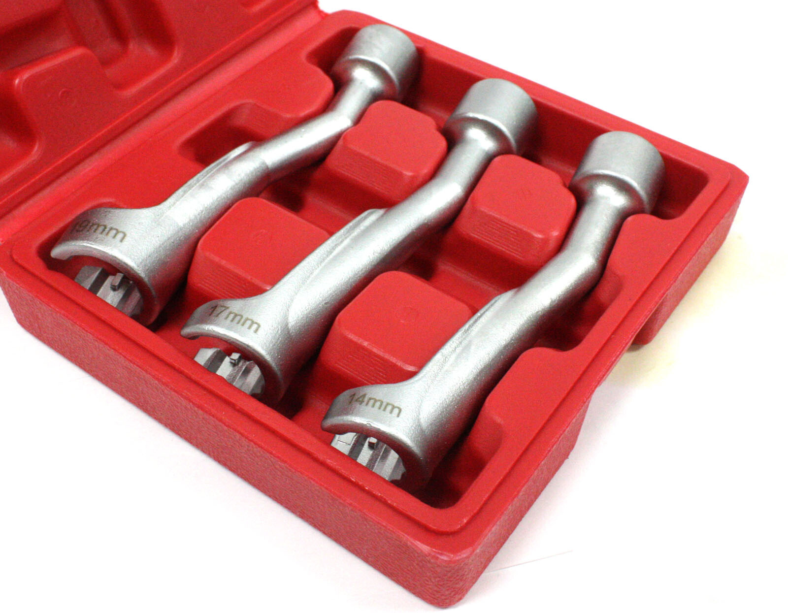 3pc Injection Fuel Line Crowfoot wrench set 14mm,17mm,19mm 12Pt. 4 BMW ...