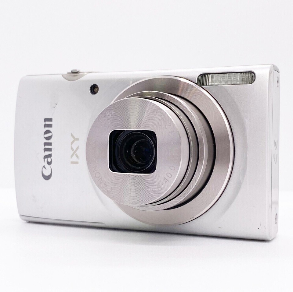 Canon IXY 180 Silver PowerShot ELPH 180 IXUS 175 20MP 8x Digital Camera ...
