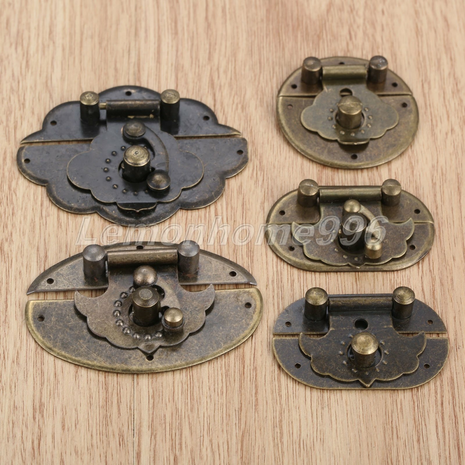 Durable Retro Lock Toggle Buckle Wooden Box Suitcase Drawer Latch Clasp ...