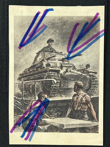 Postcard German ww2 Deutsche Panzer From Photo album Wehrmacht | eBay