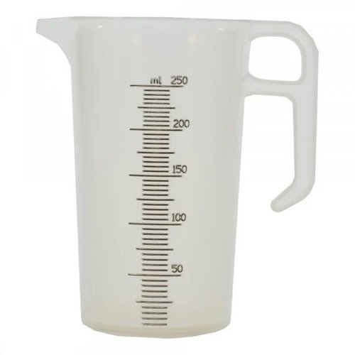 Chemical MEASURING JUG - 250ml - Non Drip Spout & Extra Thick Durable ...