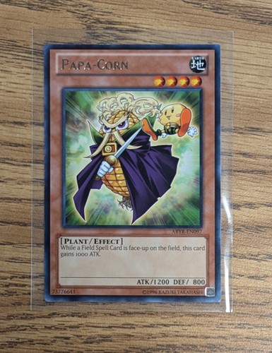 Yugioh! Papa-Corn - ABYR-EN097 - Rare - Unlimited Edition Near Mint ...