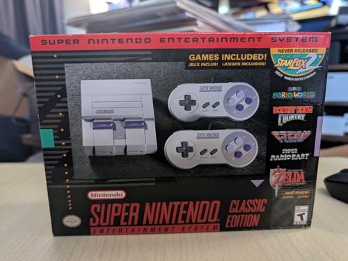 NEW IN BOX - Super Nintendo Classic Mini Entertainment System SNES 20 ...